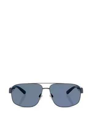 POLO RALPH LAUREN EYEWEAR Pilot-frame Double-bridge Sunglasses - Blue