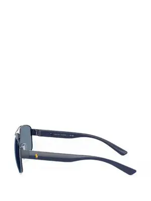 POLO RALPH LAUREN EYEWEAR Pilot-frame Double-bridge Sunglasses