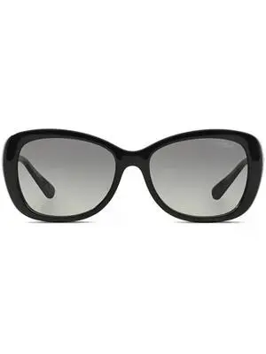 VOGUE EYEWEAR Oversize Frame Sunglasses - Black