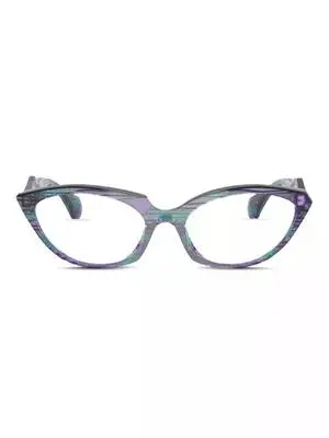ALAIN MIKLI Cat-eye Frame Glasses - Purple