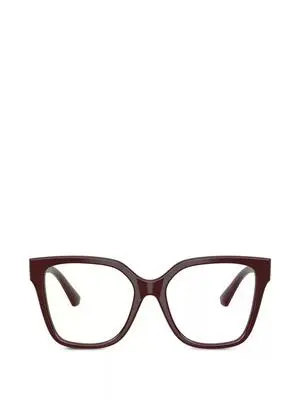 Burberry Square Frame Glasses - Purple