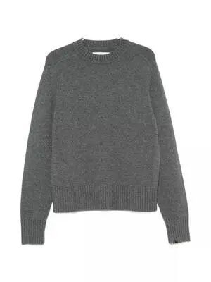 Extreme Cashmere Bourgeois Ribbed-knit Sweater - Grey