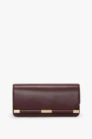 Victoria Beckham 202 Clutch Bag - Burgundy