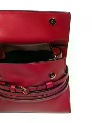 Moschino Tie Me Belt Detail Top-handle Mini Tote Bag - Red