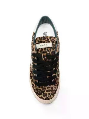 D.a.t.e. Hill Low Leopard-print Sneakers