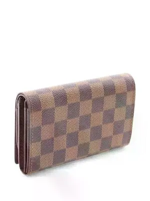 LOUIS VUITTON 2006 Damier Ebene Tresor Wallet