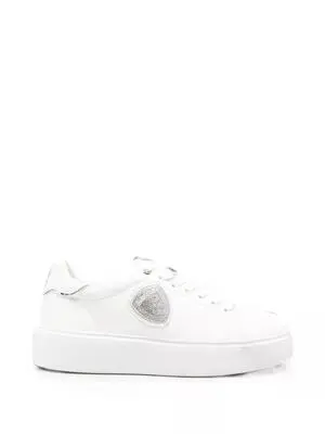 BLAUER. Venus 01 Logo-patch Platform Sneakers - White