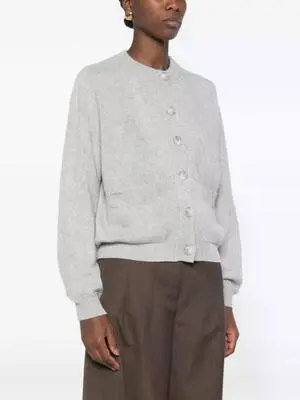 ANNE CLAIRE Button-fastening Patch-pocket Cardigan