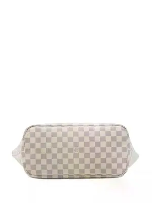 LOUIS VUITTON 2012 Damier Azur Neverfull Mm Tote Bag