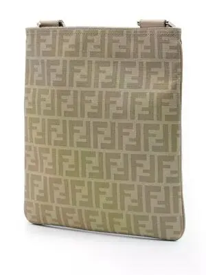 Fendi Zucca Spalmati Crossbody Bag
