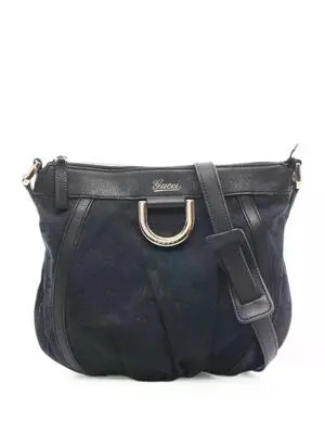 Gucci 2000s Abby Gg Canvas Shoulder Bag