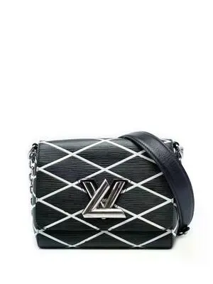 LOUIS VUITTON 2015 Epi Malletage Twist Crossbody Bag
