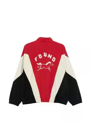 FOUND Logo-patch Panelled Jacket
