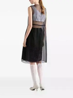 Prada Embroidered Silk Cigaline Dress