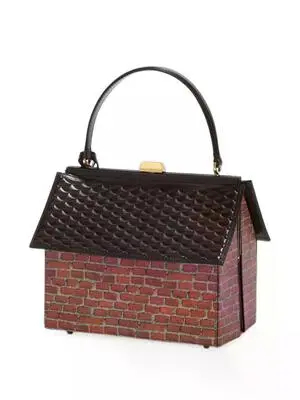 Moschino House-shaped Tote Bag - Red