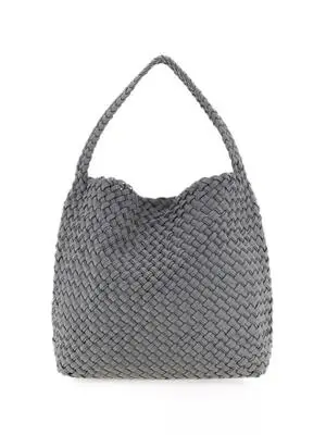 NAGHEDI Medium Nomad Woven Tote Bag - Grey