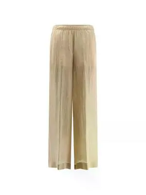 NUDE Wide-leg Elasticated-waistband Trousers - Neutrals