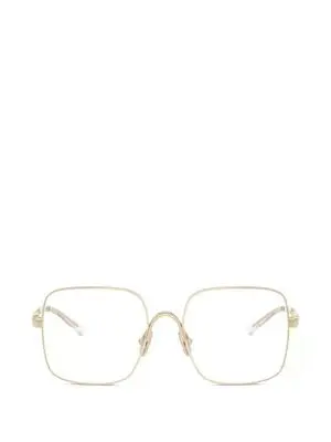 Miu Miu Square-frame Glasses - Gold