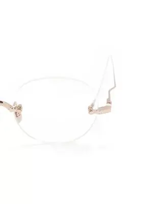 Thom Browne Round-frames Rimless Glasses