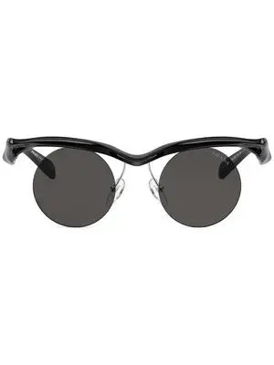 Prada Round-frame Sunglasses - Black