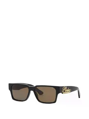 Philipp Plein Logo-plaque Rectangle-frame Sunglasses