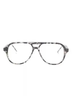 Thom Browne Pilot-frame Glasses - Grey