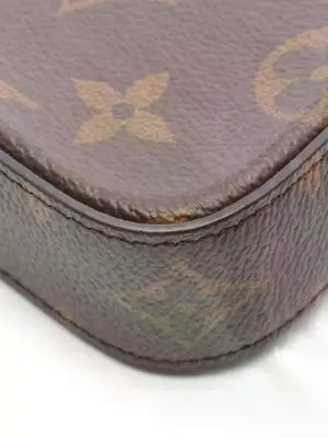 LOUIS VUITTON Monogram Félicie Pochette Shoulder Bag - Brown