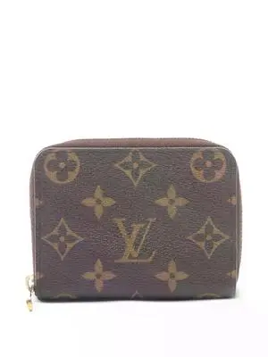 LOUIS VUITTON 2008 Zippy Monogram Purse - Brown