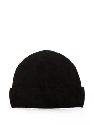 Sandro Cashmere Ribbed-knit Beanie - Brown