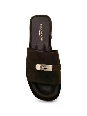 SERGIO MORETTI FIRENZE Suede Sandals