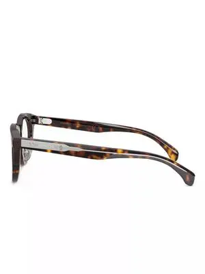 Moncler Acetate Round-frame Glasses