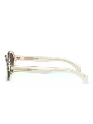 Moncler Rondosa Round-frame Sunglasses - Yellow