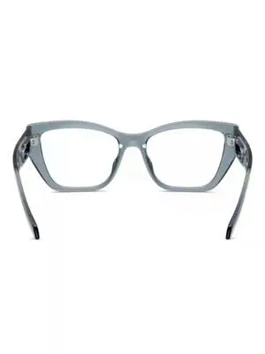Michael Kors Logo Geometric-frame Glasses