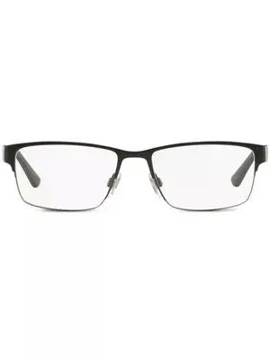 POLO RALPH LAUREN EYEWEAR Rectangle-frame Glasses - Black