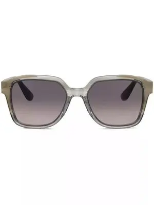 Brunello Cucinelli Bc4005s Tortoiseshell Effect Sunglasses - Grey