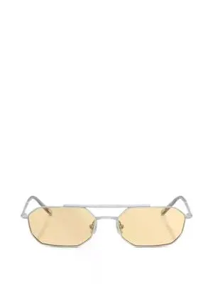 Brunello Cucinelli Tyler Geometric-frame Sunglasses - Silver