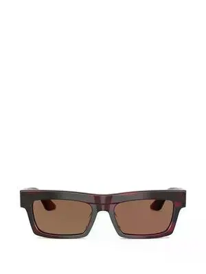 Oliver Spencer X Khaite 1985c Rectangle-frame Sunglasses - Brown