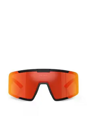Prada Geometric-frame Sunglasses - Black