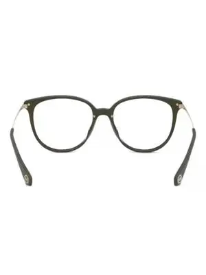 Michael Kors 4106u Vista Round-frame Glasses - Green