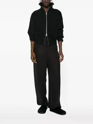 Extreme Cashmere Xtra Cute Zip-up Knitted Cardigan