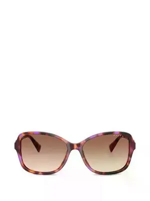 POLO RALPH LAUREN EYEWEAR Rectangle-frame Sunglasses - Brown