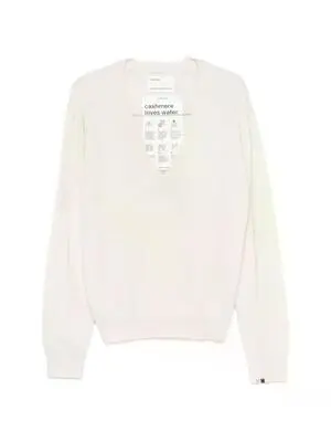 Extreme Cashmere Nº 492 Ben V-neck Sweater - Neutrals