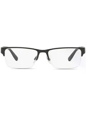 POLO RALPH LAUREN EYEWEAR Rectangle-frame Glasses - Black