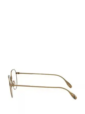POLO RALPH LAUREN EYEWEAR Oval Frame Eyeglasses - Gold