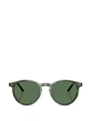 POLO RALPH LAUREN EYEWEAR Round-frame Sunglasses - Green