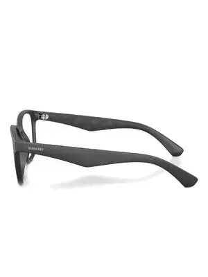 Burberry Check-pattern Square Frames - Black