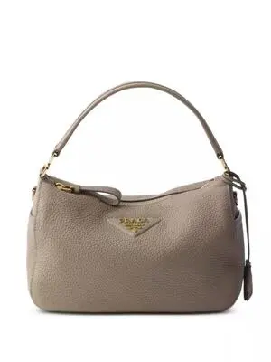 Prada Small Leather Bag - Neutrals