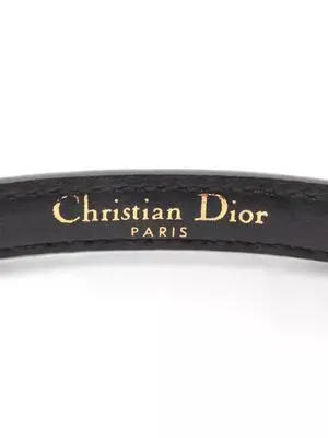 Dior Cd Logo Leopard Print Leather Belt
