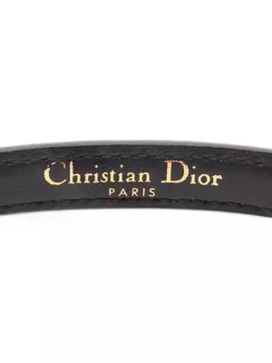 Dior Cd Logo Leopard Print Leather Belt