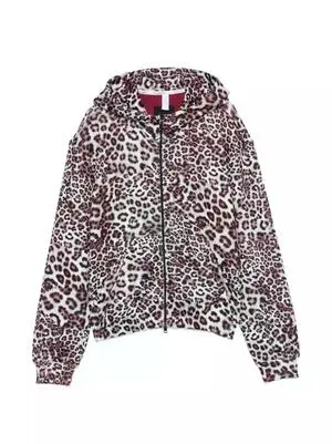 MARCCAIN Leopard-print Hoodie - Grey